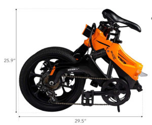 Swagtron EB7 Plus Folding Electric Bike-Top Folding eBike - eBike Gear Plus